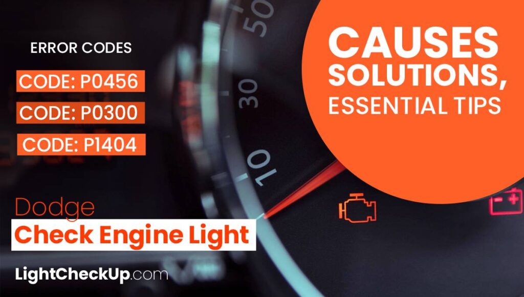 Dodge Check Engine Light: 7 Causes, Solutions, And Essential Tips