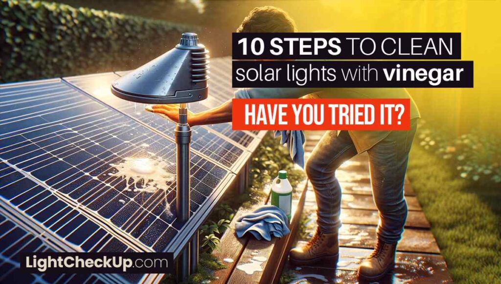 10 Steps To Cleaning Solar Lights With Vinegar: Have You Tried It?
