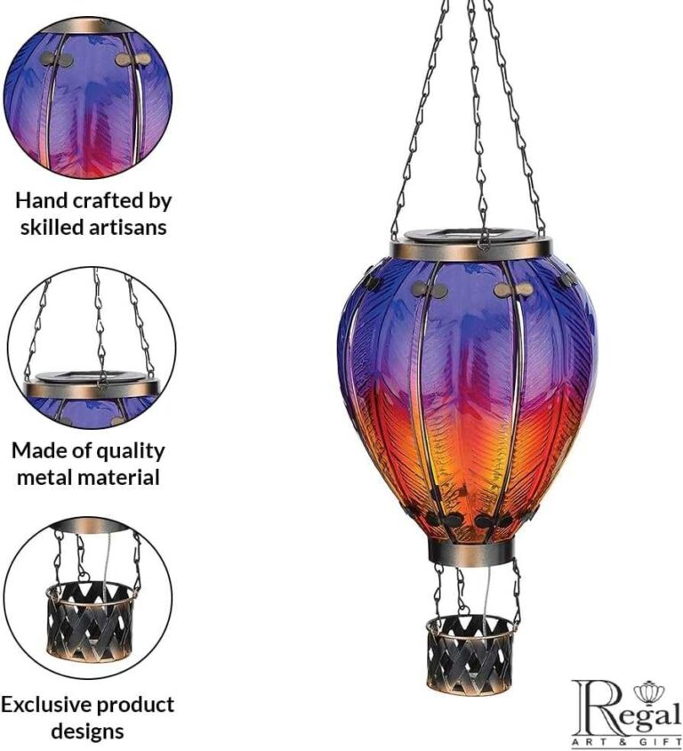 Regal Hot Air Balloon Solar Light Battery Replacement: 6 Steps To Light ...