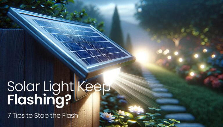 Why Does My Solar Light Keep Flashing? 7 Tips To Stop The Flash