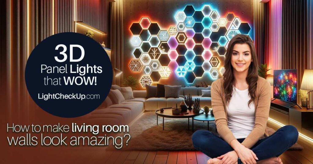 3D Panel Lights That Wow (Seriously!): How To Make Living Room Walls ...