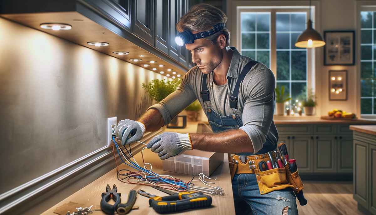 DIY Under Cabinet Lighting With Outlets: 3 Simple Ways To Install Outlets